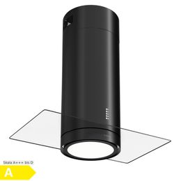 Klarstein Beretta Premium Inselabzugshaube App Ab-/Umluft 544m&sup3;/h LED Aktivkohlefilter Schwarz