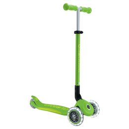 GLOBBER PRIMO FOLDABLE PLUS LIGHTS gr&uuml;n-lime gr&uuml;n, mit Leuchtrollen
