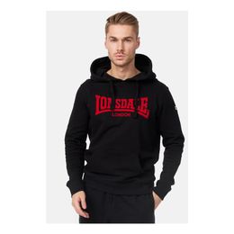 Lonsdale Herren Kapuzensweatshirt schmale Passform HOODED ONE TONE