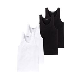 Schiesser Herren Unterhemd Authentic 4er Pack