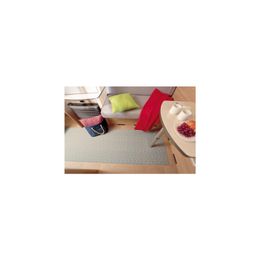 Peyer Syntex 1 Mira Jacqu.Teppich uni Fb.grau 65/180 cm