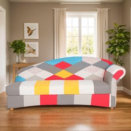 3-Sitzer Sofa Loretta mit rechter Armlehne, ca. 193 x 83 x 85 cm &ndash; Bunt