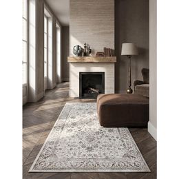 L&auml;ufer Polyester Creme 80x300 cm - KAVALA KADIMA DESIGN