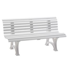 Bank HELGOLAND 3-sitzer, Kunststoff weiss