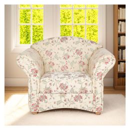 Polstersessel Loretta, ca. 110 x 84 x 84 cm &ndash; Blumenmuster