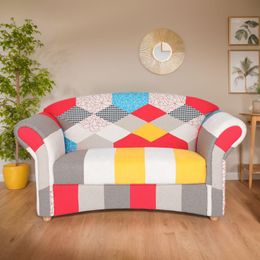 2-Sitzer Sofa Loretta, ca. 153 x 83 x 85 cm - Bunt