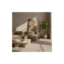 KADIMA DESIGN Kurzflorteppich Waschbar LAVAREDO, im Skandi-Stil, Beige, 200 x 290 cm