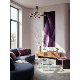KADIMA DESIGN Teppich Kurzflor INN in Violett, mit Farbverlauf, 80 x 300 cm