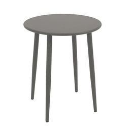 DEGAMO Bistrotisch DENVER 60cm rund, Metall grau