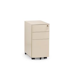 hjh OFFICE Rollcontainer COLOR I Stahl