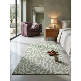 L&auml;ufer Flachgewebe Gr&uuml;n 80x150 cm - BORNO KADIMA DESIGN