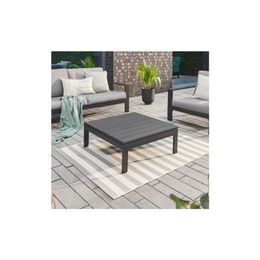 HOME DELUXE WPS Tischplatte f&uuml;r Gartenlounge RIO - Anthrazit
