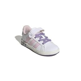 adidas Sportswear Sneaker 'GRAND COURT MINNIE' M&auml;dchen Gr&ouml;&szlig;e 34 lavendel / rosa / wei&szlig;