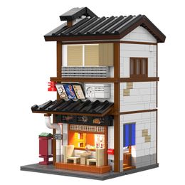 Jamara-402943 CaDA Japanische Tapasbar 1:30 Bricks