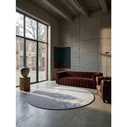 Teppich Kurzflor Grau 200x200 cm - DOUBS KADIMA DESIGN