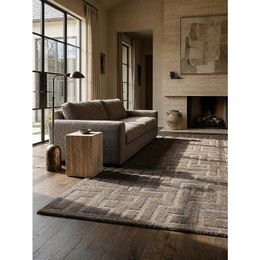Teppich Pflegeleicht Braun 120x160 cm - MUOTA KADIMA DESIGN