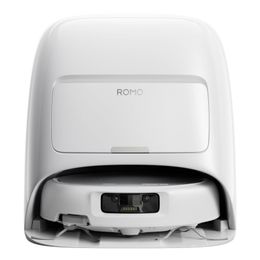DJI ROMO S Saugroboter mit Wischfunktion (25.000 Pa Saugleistung, App-Steuerung, Wei&szlig;, Selbstreinigung mit Hei&szlig;wasser, Staubabsaugstation)