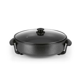 GOURMETmaxx Pizza-Pfanne elektrisch 1500W schwarz