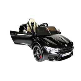 ES-Toys Kinder Elektroauto BMW M5 Drift Version Sto&szlig;d&auml;mpfer 12V7A Fernbedienung schwarz