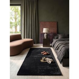 L&auml;ufer Antirutsch Schwarz 80x300 cm - ALDAN KADIMA DESIGN