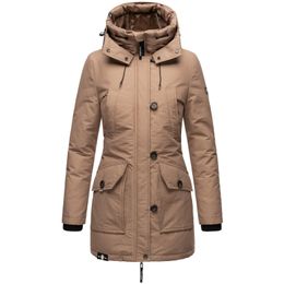 NAVAHOO Damen Winterjacke Warm gef&uuml;tterter Wasserdichter Wintermantel Freezestoorm