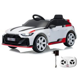 Jamara-461896 Ride-on Audi RS 6 Avant GT wei&szlig; 2,4GHz Li-Power 12.6