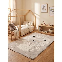 Kinderteppich Kurzflor Beige 200x290 cm - VELT KADIMA DESIGN