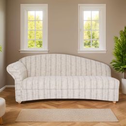 3-Sitzer Sofa Loretta mit linker Armlehne, ca. 193 x 83 x 85 cm - Grau