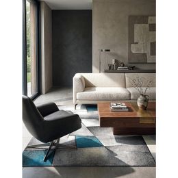 L&auml;ufer Kurzflor T&uuml;rkis 80x150 cm - BIENO KADIMA DESIGN