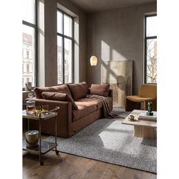 Teppich Polypropylen Grau 160x220 cm - STURA KADIMA DESIGN