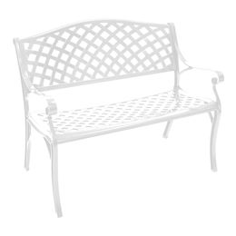 Bank OXFORD 2-sitzer, Aluguss weiss