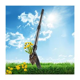 EASYmaxx Unkrautstecher 112cm silber/schwarz