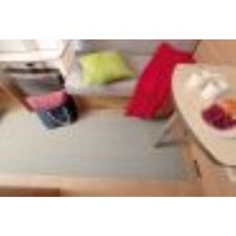 Peyer Syntex 1 Mira Jacqu.Teppich uni Fb.taupe 80/150 cm