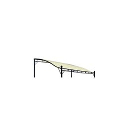 DEGAMO Ersatzdach f&uuml;r Anbaupavillon MANTOVA XL 3x3 Meter, PVC-beschichtet ecru