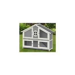 nanook Hasenstall XL Momo grau 144 x 57 x 110 cm