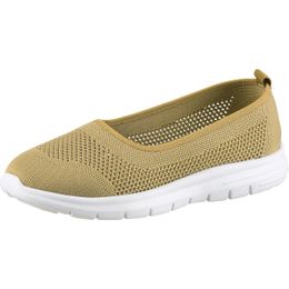 Andrea Conti Damen Ballerina sand, Gr&ouml;&szlig;e 38