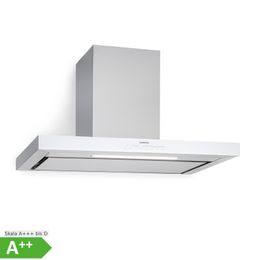 Alinea 90 Dunstabzugshaube 90cm Wandhaube WiFi A++ 555m&sup3;/h Touch Wei&szlig;