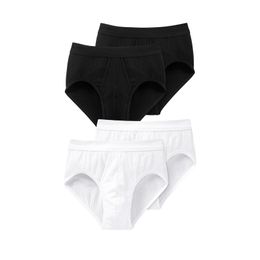 Schiesser Herren Slip Authentic Sport 4er Pack