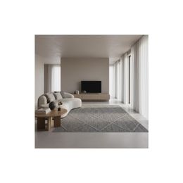 Outdoorteppich IMST, im Boho-Stil, Grau, 160 x 230 cm