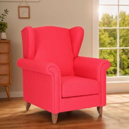 Polstersessel Loretta, ca. 86 x 81 x 105 cm &ndash; Rosa