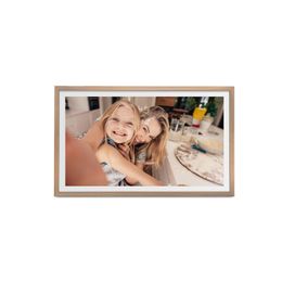 Denver PFF-3263LW WiFi Bilderrahmen &ndash;32" IPS, Frameo, Holz, hellbraun
