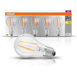 Osram LED-Leuchtmittel "LED-Lampe Classic", L:10,5cm &Oslash;:6cm, transparent, Leuchtmittel