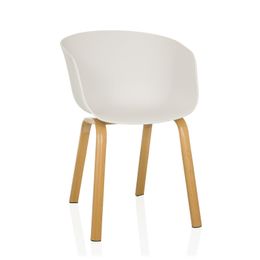 hjh LIVING Schalenstuhl OSLO W Kunststoff mit Armlehnen