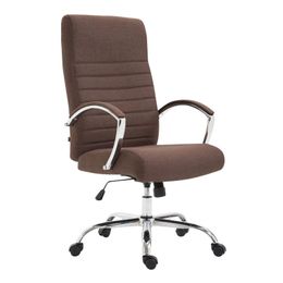 TPFLiving B&uuml;rostuhl Vallon Stoff Creme