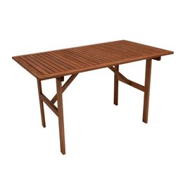 Tisch BRASILIA 120x70cm, Eukalyptus ge&ouml;lt