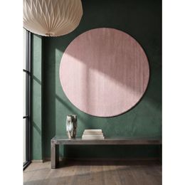 Teppich Antirutsch Puderrosa 200x200 cm - ALDAN KADIMA DESIGN