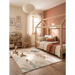 Kinderteppich Kurzflor Creme 80x150 cm - VELT KADIMA DESIGN