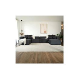 Home Deluxe Modulares Sofa VERONA XXL - 414 x 207 cm Anthrazit
