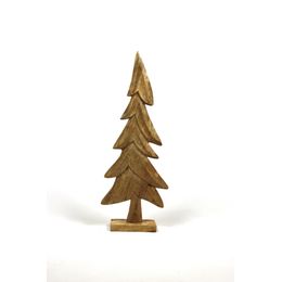 AM Design Dekobaum "Weihnachstsdekoration aus Holz", B/H/T: 27cm x 82cm, braun, Wohnzimmer, Dekofiguren, BxH: 27x82 cm