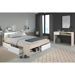 Parisot Schlafzimmer-Set "Most 61" Akazie-Wei&szlig;
